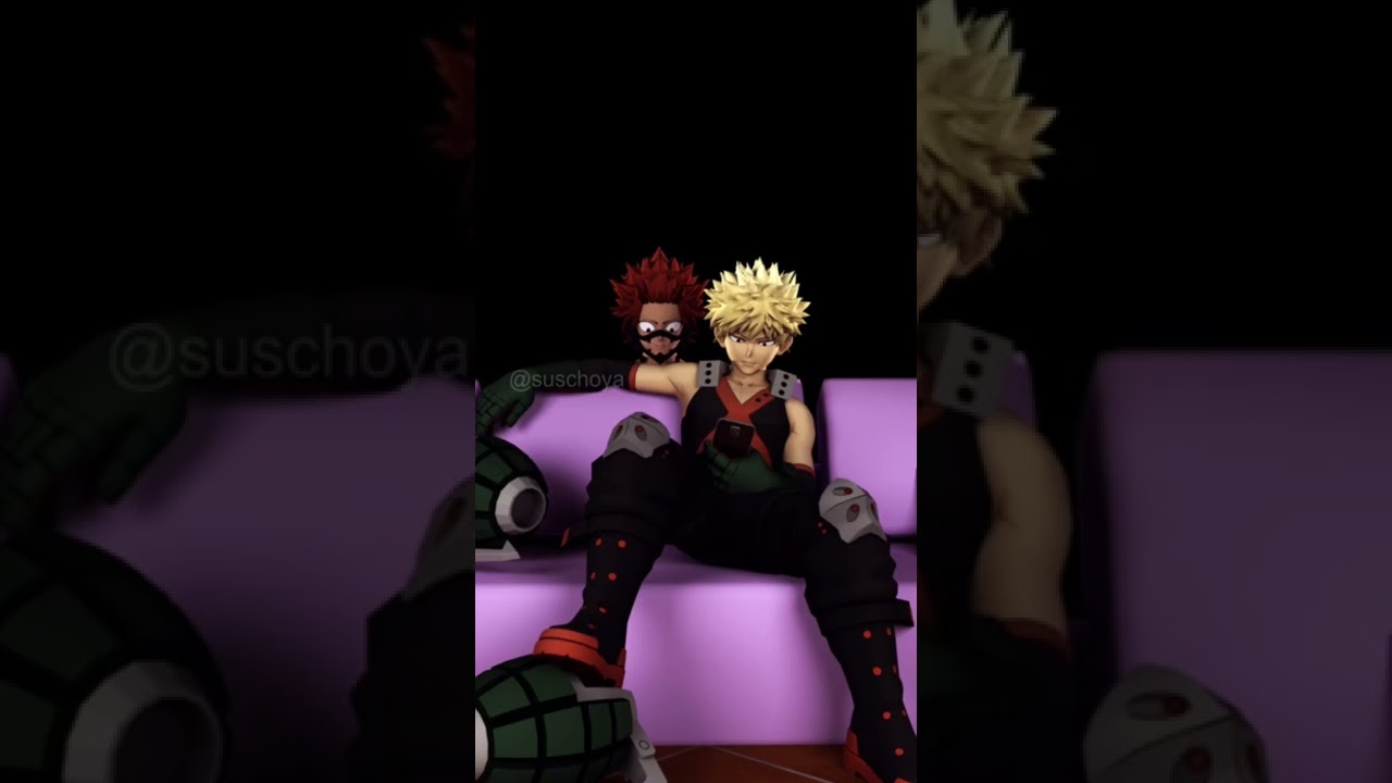 Kirishima bites Bakugou?? MHA #53 #shorts