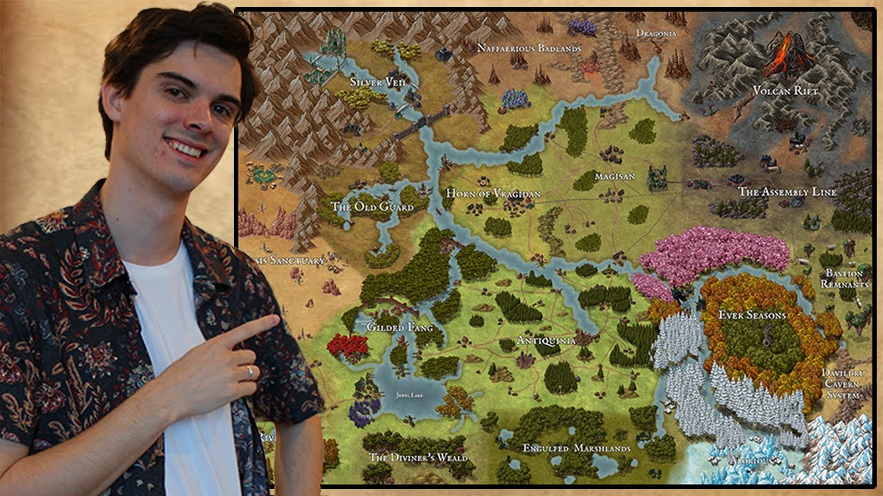 Making a DnD World Map and Homebrew Campaign from Scratch