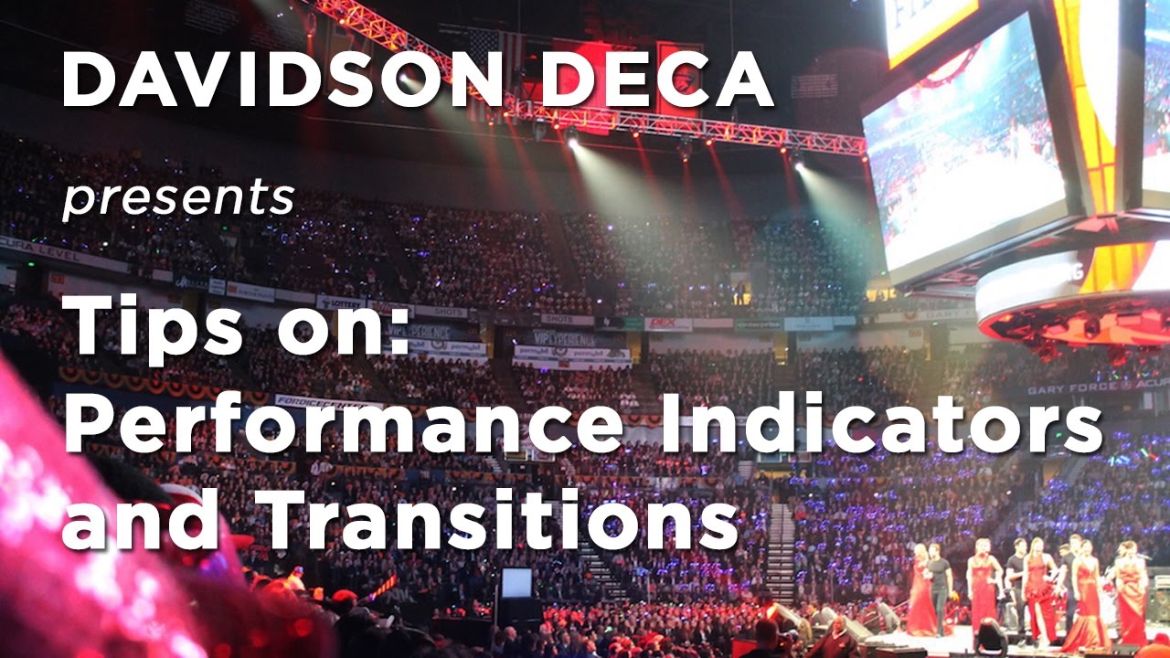 Tips for Your Performance Indicators and Transitions!