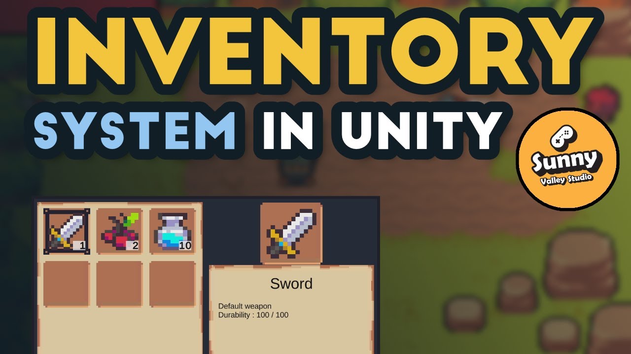 Inventory System in Unity based on Scriptable Objects - P1