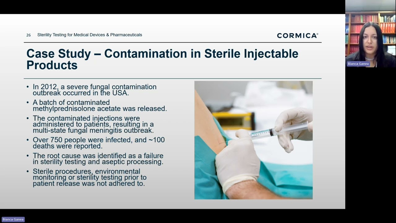 Sterility Testing Case Study - Contamination in Sterile Injectable Products