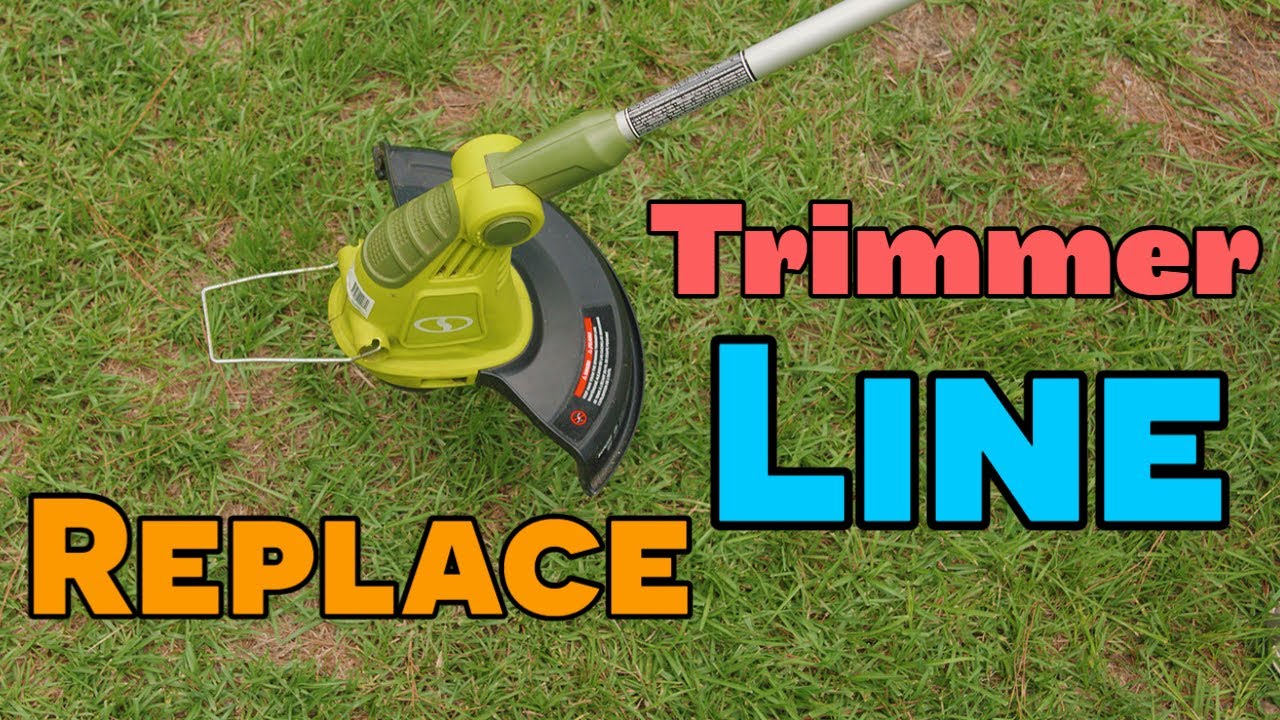 How To Replace String Trimmer Line Easy Simple
