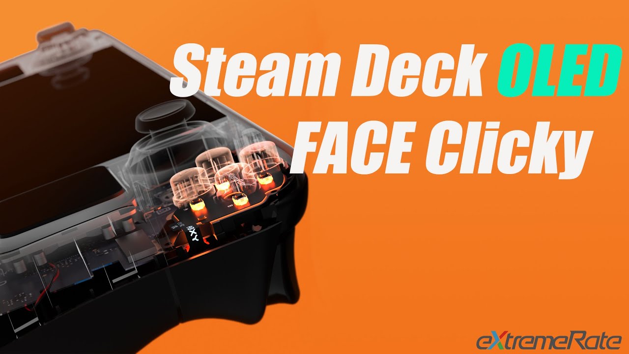 eXtremeRate Steam Deck OLED Face Clicky Kit Installation Guide - EX015 ... eXtremeRate Steam Deck OLED Face Clicky Kit Installation Guide - EX015 ...