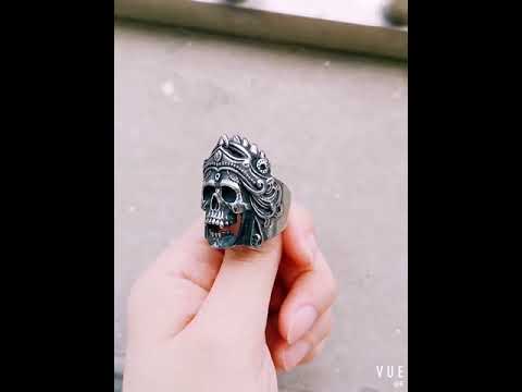 Skull Ring Hindu Goddess of Death "KALI"