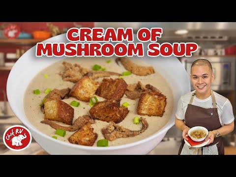 CREAM OF MUSHROOM SOUP FROM SCRATCH!