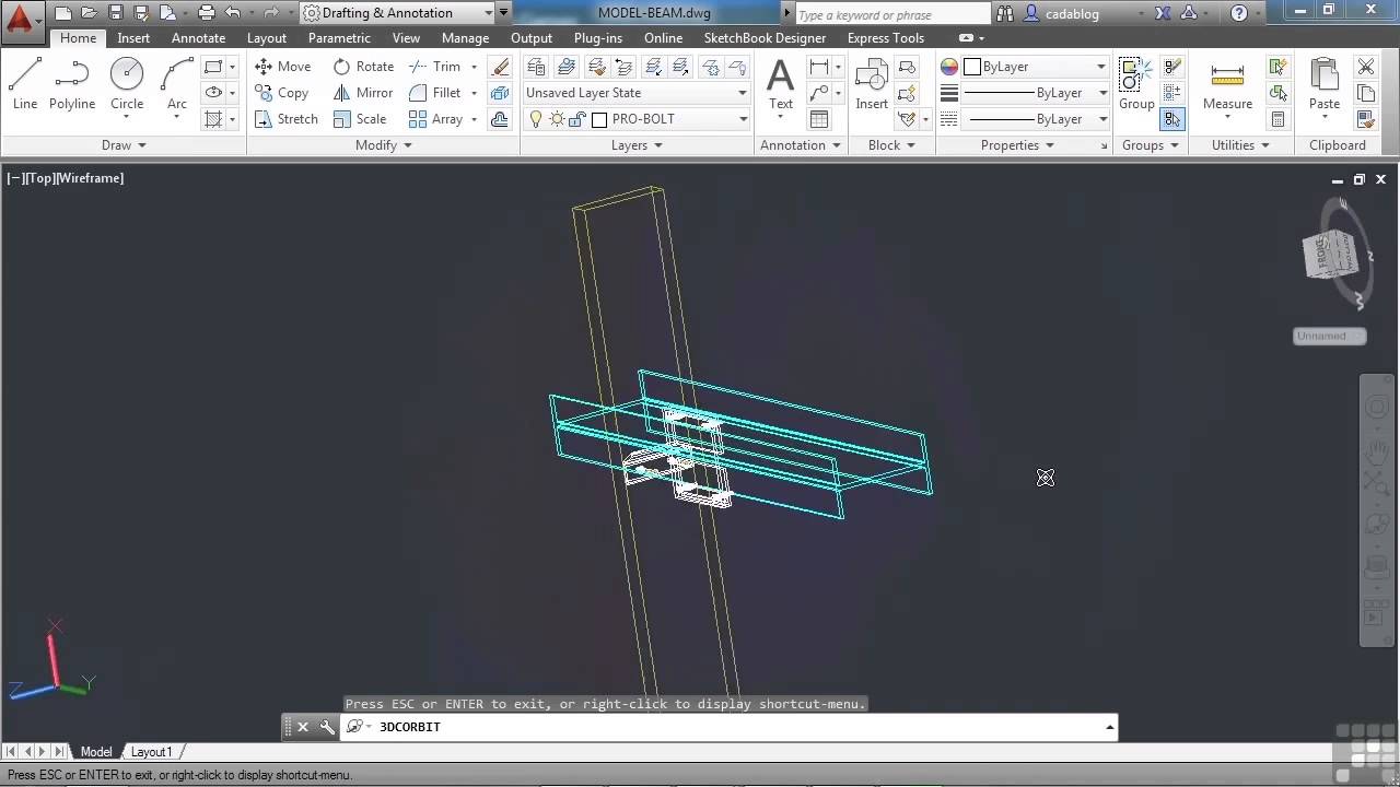 Advanced AutoCAD 2014 Tutorial | Advanced Navigation Tools