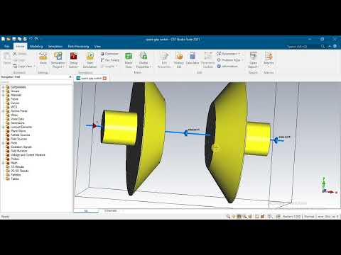 Modelling and Simulation of Spark Gap Switch Breakdown Voltage Using CST Software