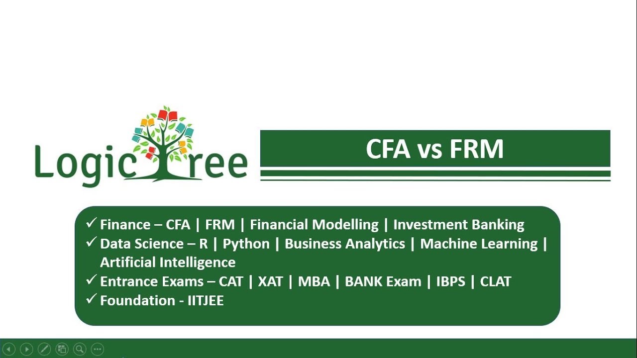 CFA vs FRM