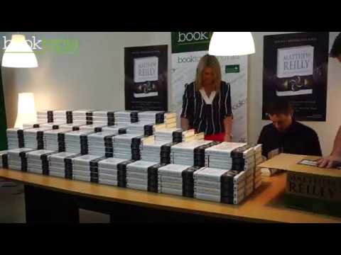 Matthew Reilly signing at Booktopia