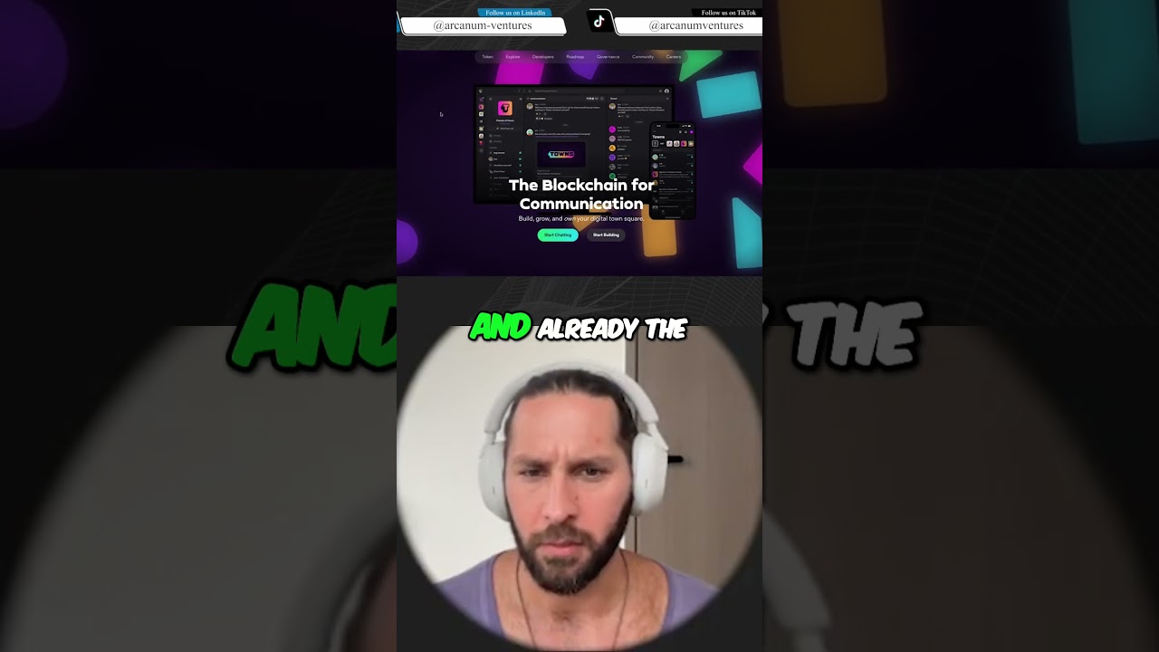 Is Towns the #web3 Discord killer? | #crypto #cryptoshorts