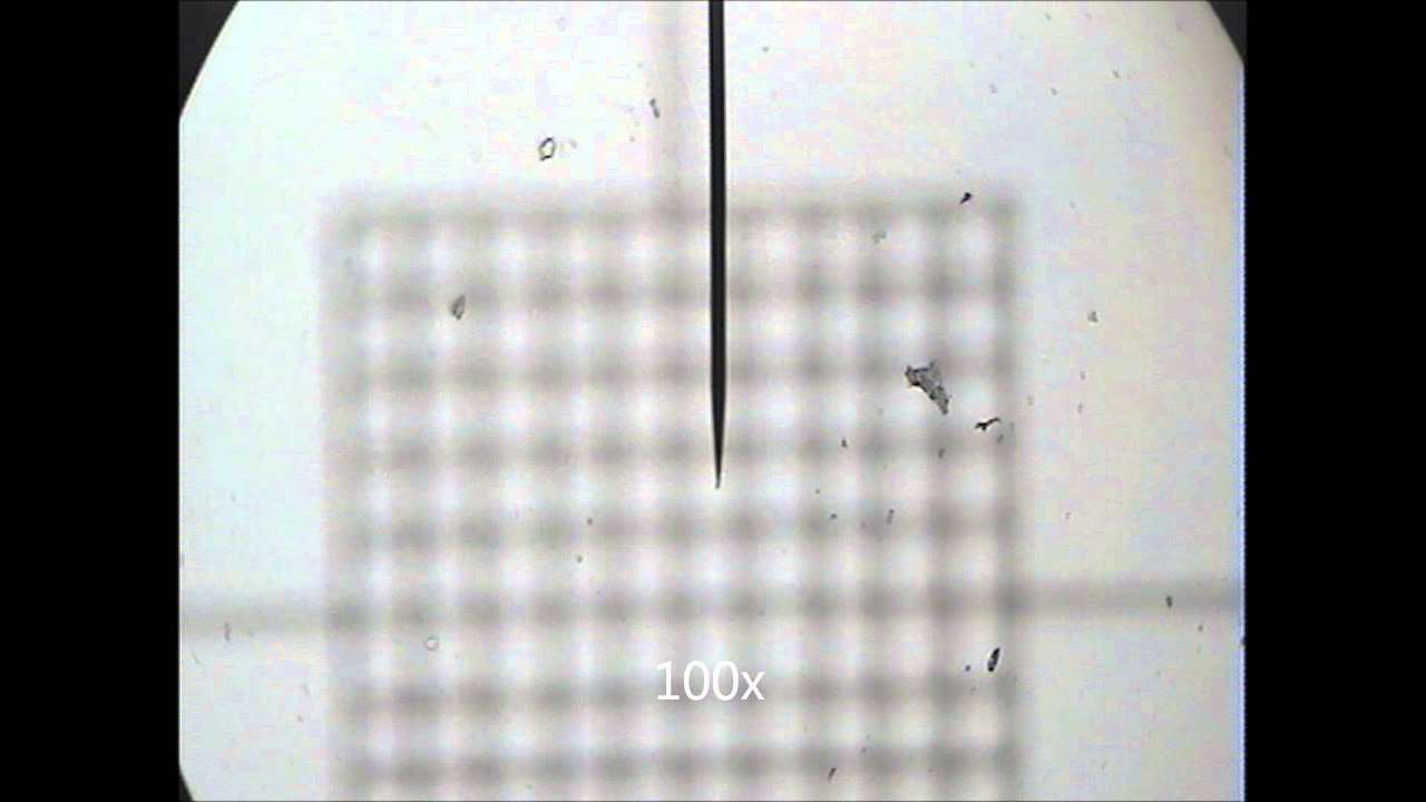 Measuring field of view using a minigrid