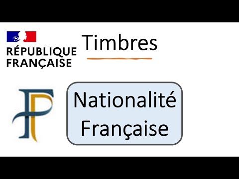 Comment acheter un timbre électronique pour nationalité française