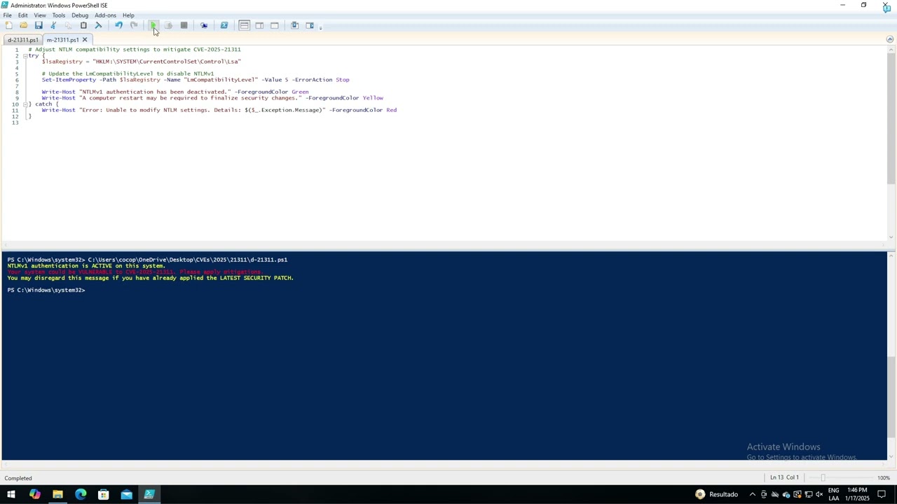 Windows NTLM V1 Elevation of Privilege Vulnerability Affecting Microsoft Products - Mitigation ...