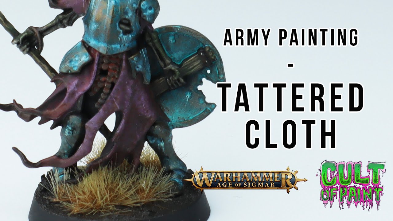 How to Paint Old, Tattered, Weathered Cloth on your Miniatures