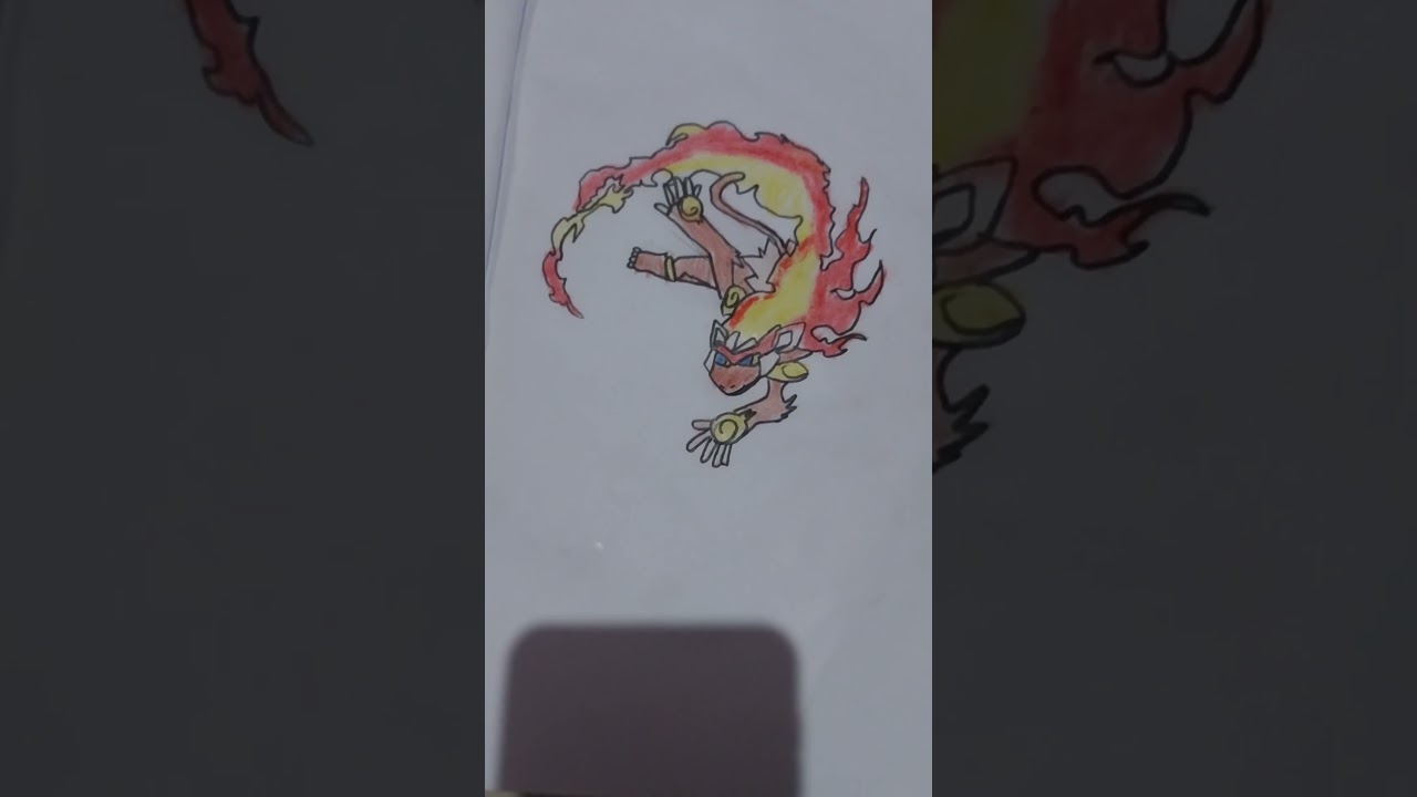 Pokémon infernape drawing