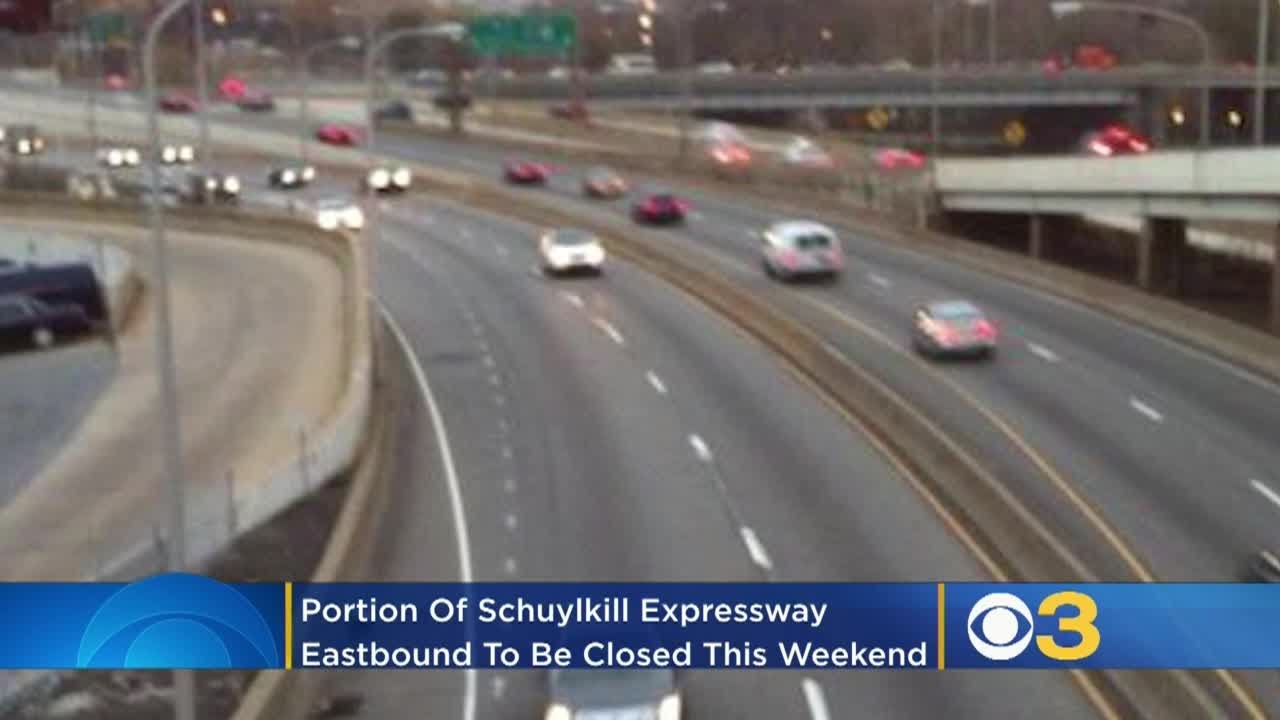 Portion Of Schuylkill Expressway Eastbound In Philadelphia To Be Closed This Weekend