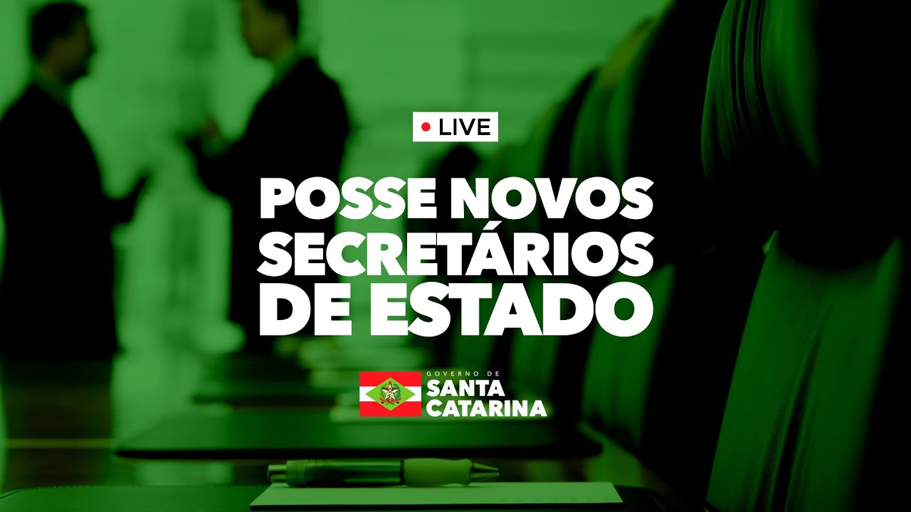🔴 Posse dos novos secretários de Estado