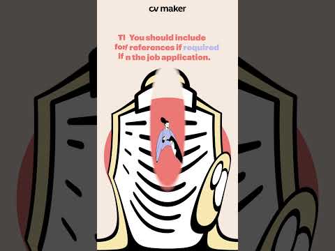CV References: When to Include Them #CVMaker #shorts