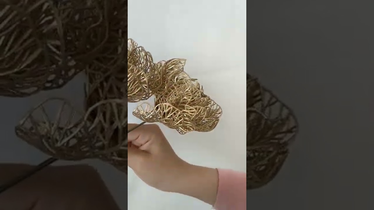 Artificial Flower Peony Gold Emas Bunga Palsu Plastik Hias Dekorasi Rumah Pesta Kantor Buket Bouquet