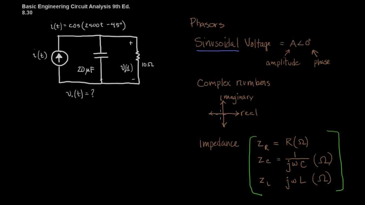 Steady State Circuit Analysis with Phasors
