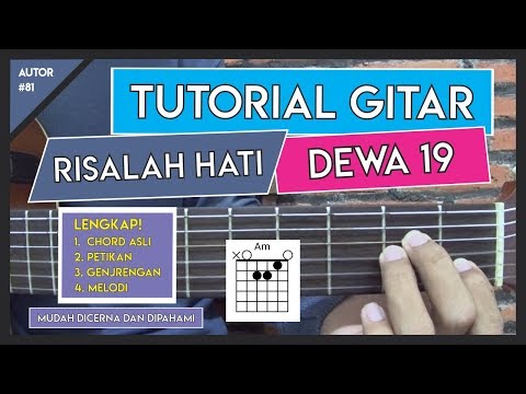 Tutorial Gitar (RISALAH HATI - DEWA 19) VERSI ASLI