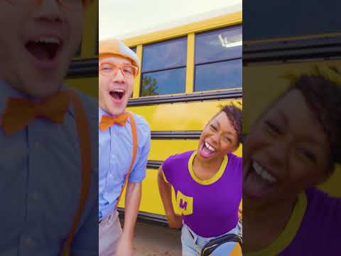 Wheels on the Bus OPPOSITE Song! Blippi #shorts #songs