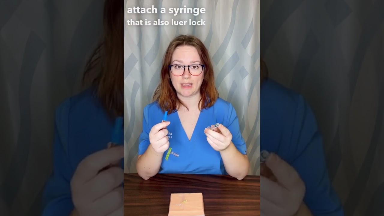 LUER LOCK system, how to use. Fundamentals SHORT | @LevelUpRN