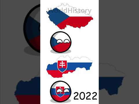 Czechia and Slovakia Now vs Then