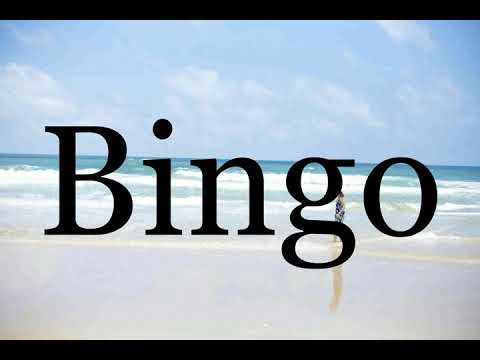 How To Pronounce Bingo🌈🌈🌈🌈🌈🌈Pronunciation Of Bingo