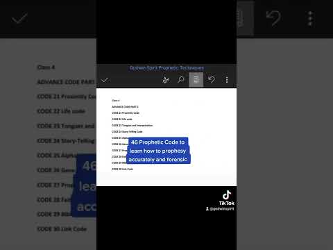 46 Prophetic Codes to prophesy and see spiritual vision accurately
