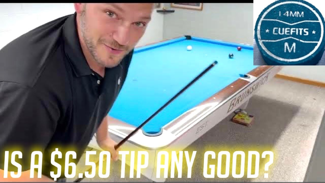 Pool Cue Tip Review Series Cuefits Medium - Budget Zan?