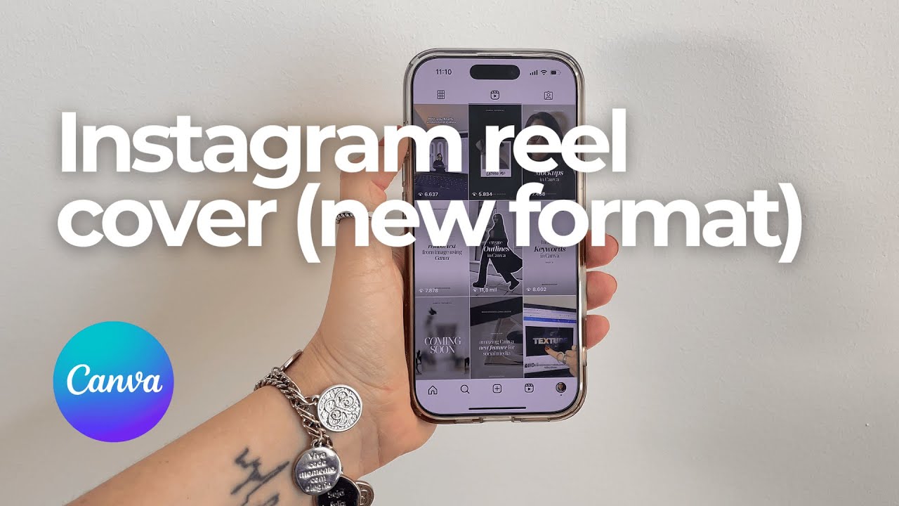 How to Design Instagram Reel Covers in Canva (Safe Area for New Grid)