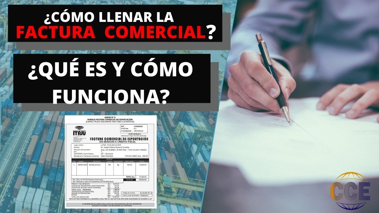 ¿CÓMO LLENAR UNA FACTURA COMERCIAL? ¿QUÉ ES LA FACTURA COMERCIAL? 🧐📃
