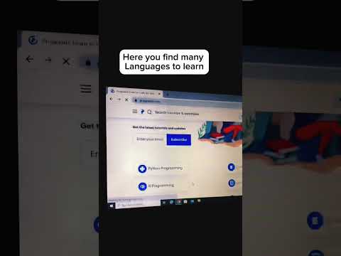 Learn online coding on Programiz .com