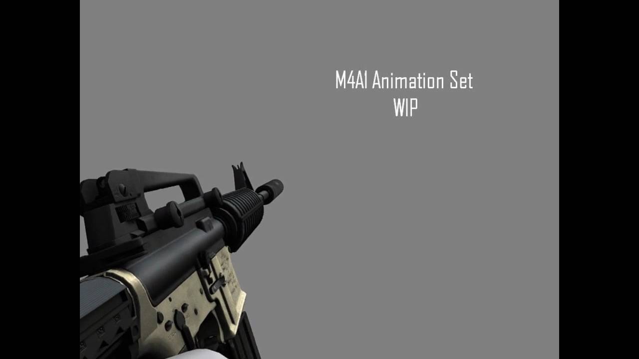 WIP Animation Set M4A1