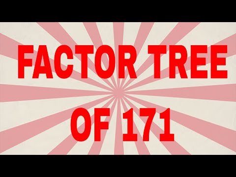 Factor tree of 171|Prime factor tree