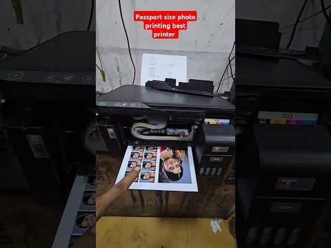 How to Passport size photo printing best printer Epson L3210 All-in One Color printer Speed Test