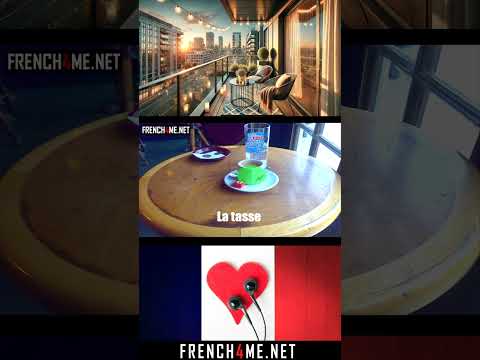 Learn French On Your Balcony I Au cafe # Vol 1