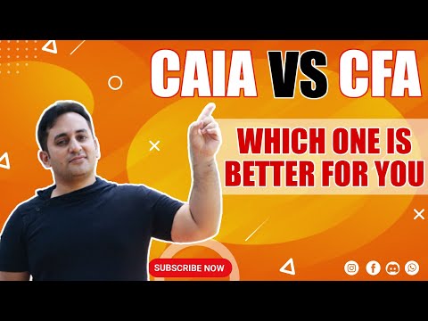 CFA vs CAIA | Which is better for You | (2022) #cfa
