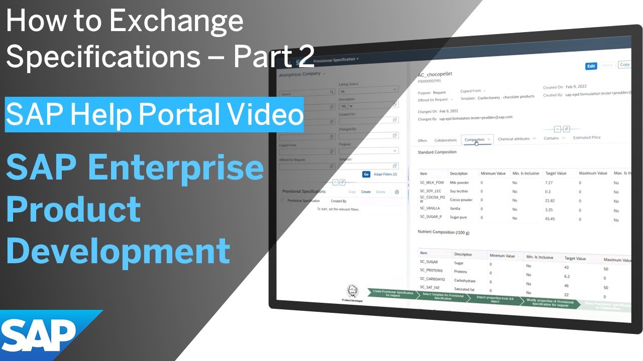 How to Exchange Specifications - part 2