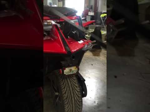 Polaris slingshot wing installation video by underground Autostyling
