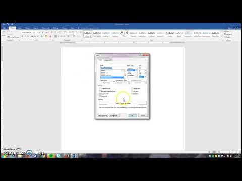 ENG 101 APA Font Style and Size