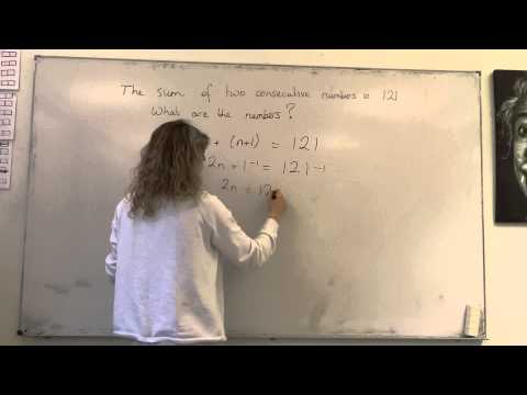 If sum of two consecutive numbers are 121, what are the numbers?