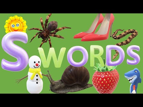 Words starting with s | s words | s sound words | s for sun