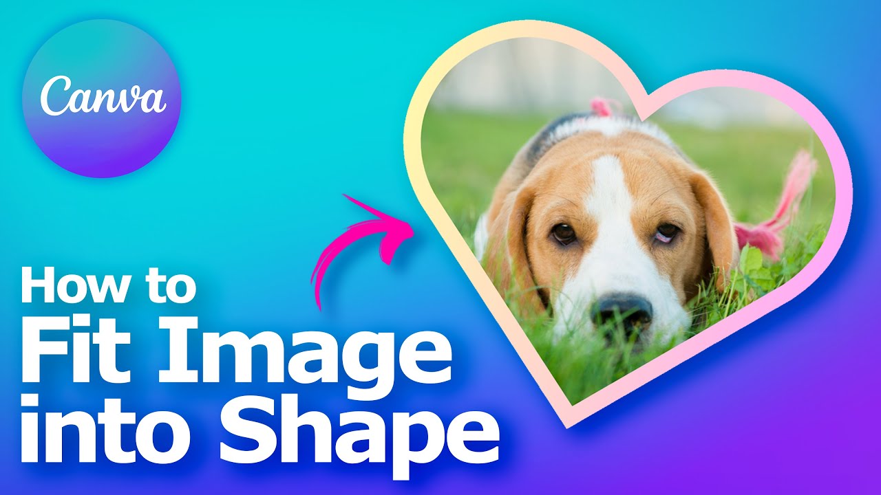 How to fit an image into a shape in Canva