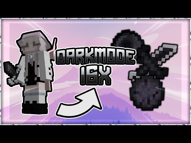 DARK MODE 16x Minecraft Texture Pack