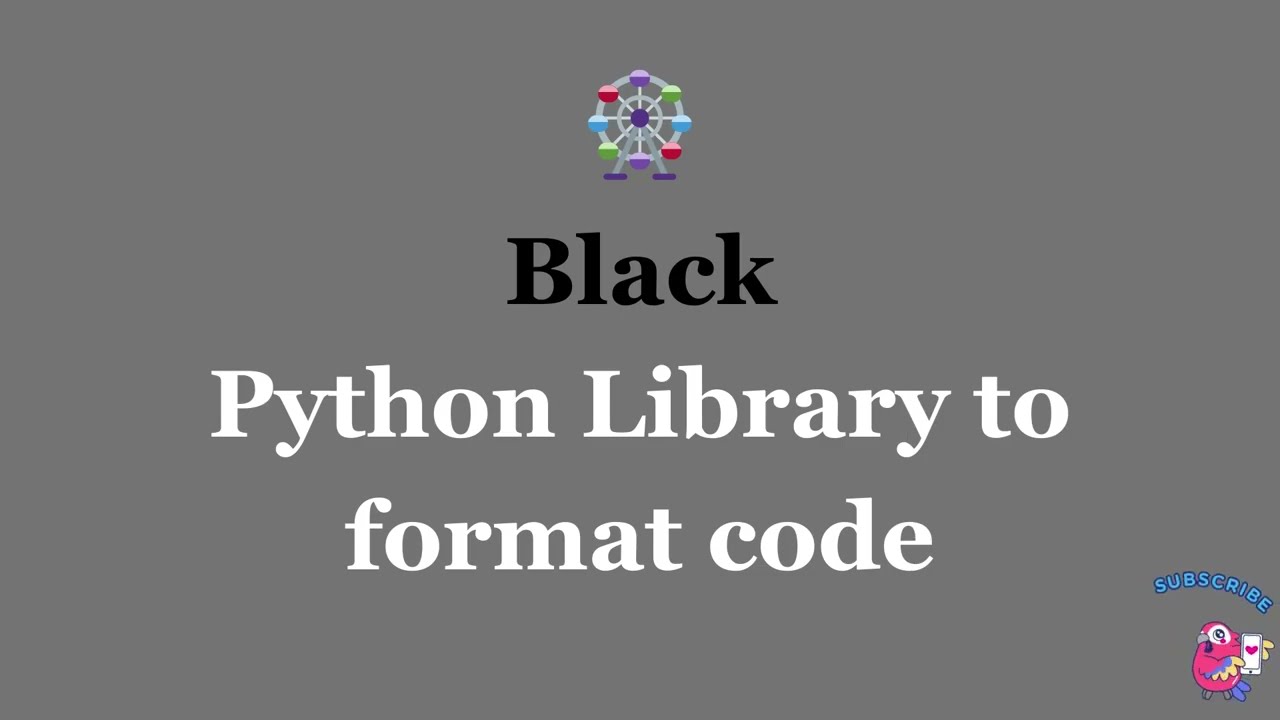 Elevate Your Python Code Quality with Black: The Ultimate Code Formatter #pythonlibraries #black