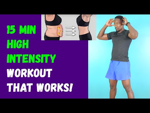 15-Minute High Intensity Workout for Fast Fat Loss - It Works!