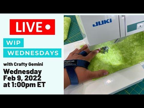 WIP Wednesday #58: Let's setup for free motion quilting with Crafty Gemini