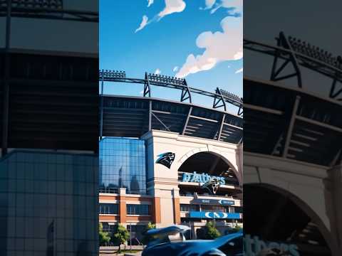 Carolina Panthers Stadium #carolinapanthers #anime #superbowl #football #nfl #shorts